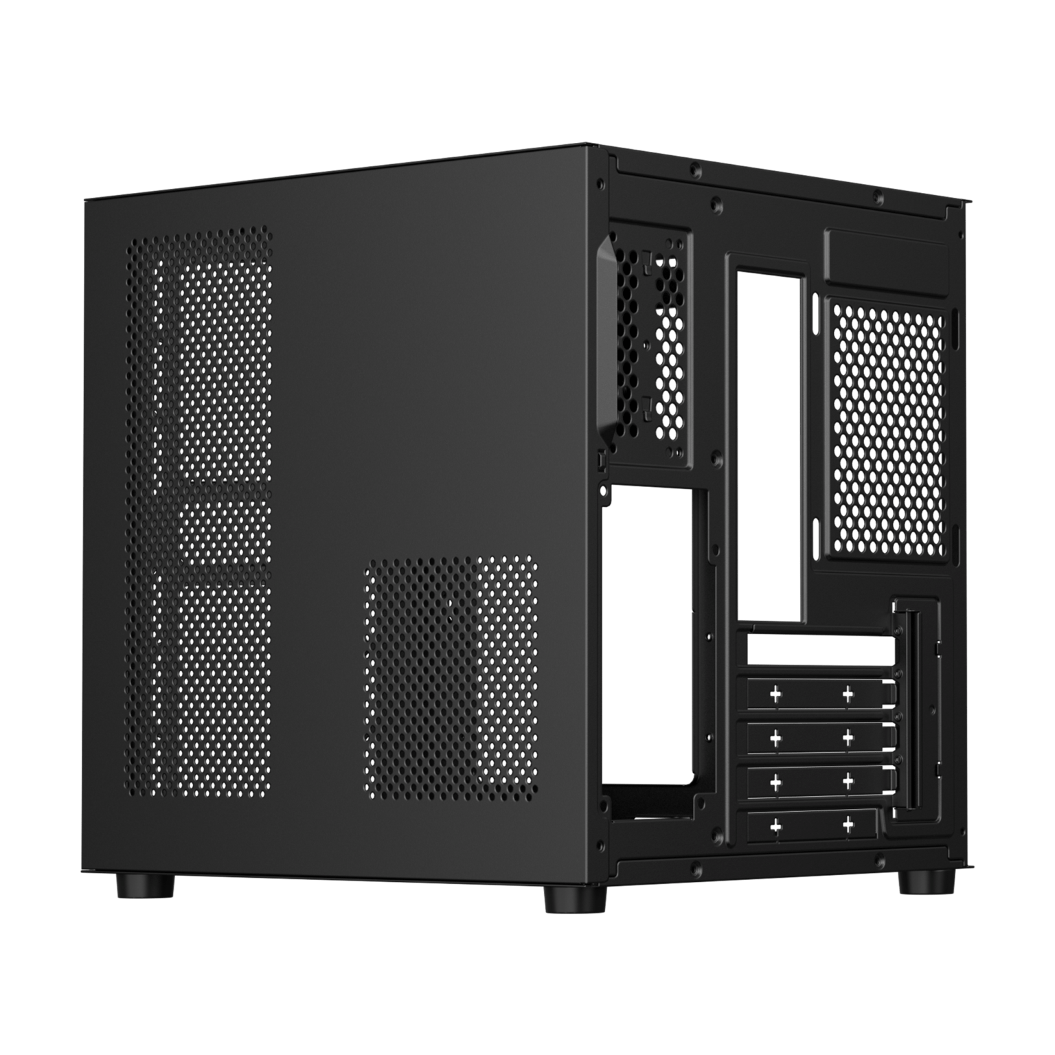 Case Magic Cubi-M Elite (M-ATX - Kèm 3Fan RGB) - Black/Đen - Nguyễn ...