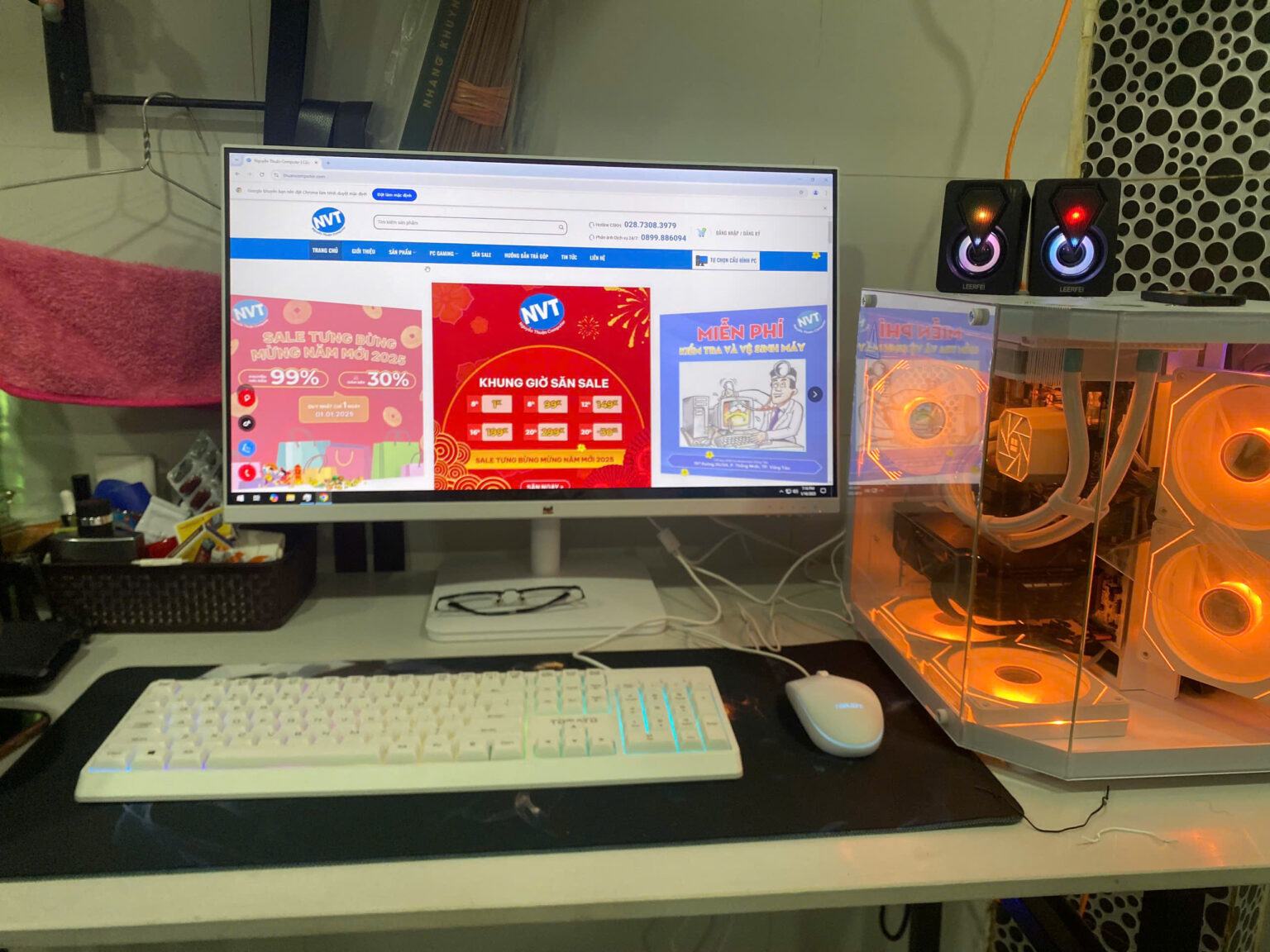 Góc PC Gaming NVT 80 – T1/2025 (B760/ i5 13400F/ 16GB/ NVMe 512GB/ RTX ...