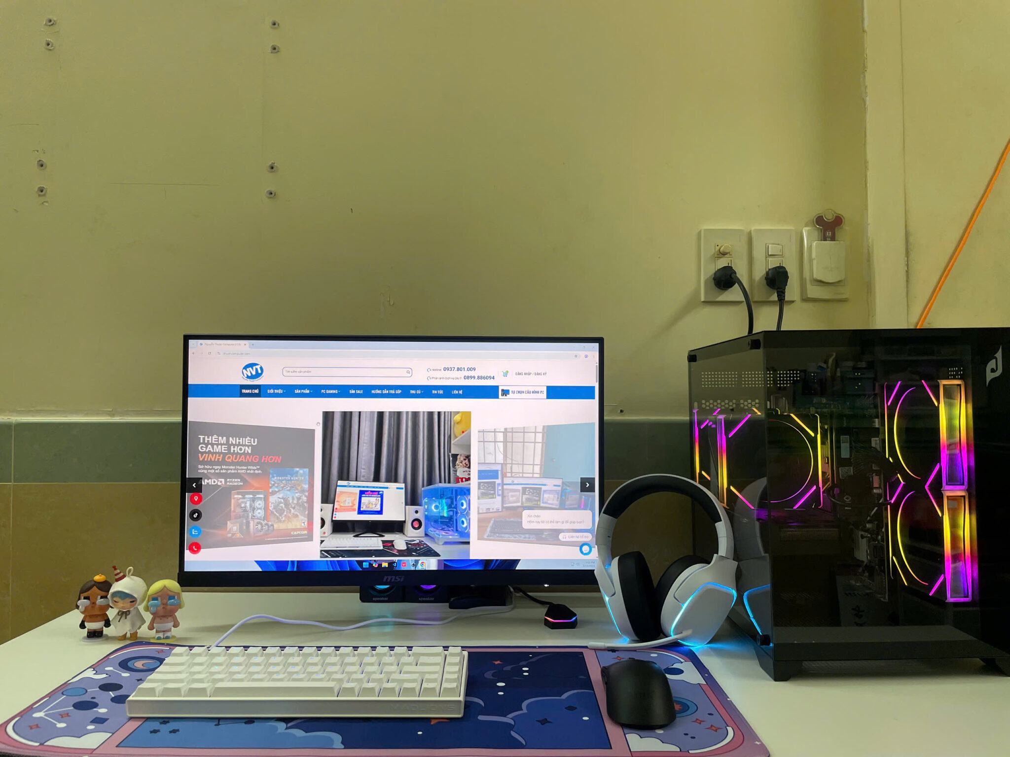 Góc PC Gaming NVT 95 – T3/2025 (B760/ i5 13400F/ 32GB/ NVMe 512GB/ RTX ...