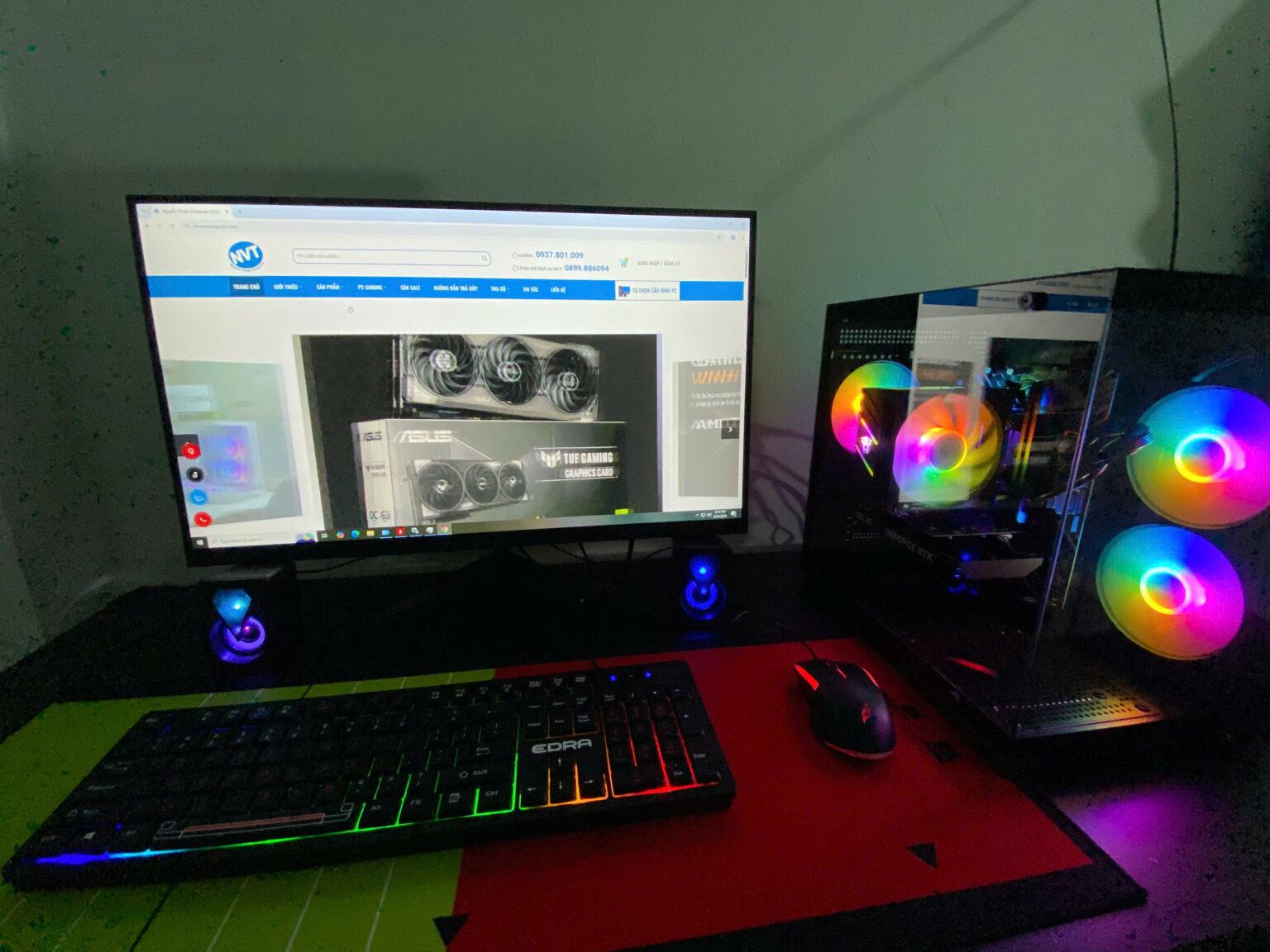 Góc PC Gaming NVT 97 – T4/2025 (H610/ i5 12400F/ 16GB/ NVMe 500GB/ RTX ...